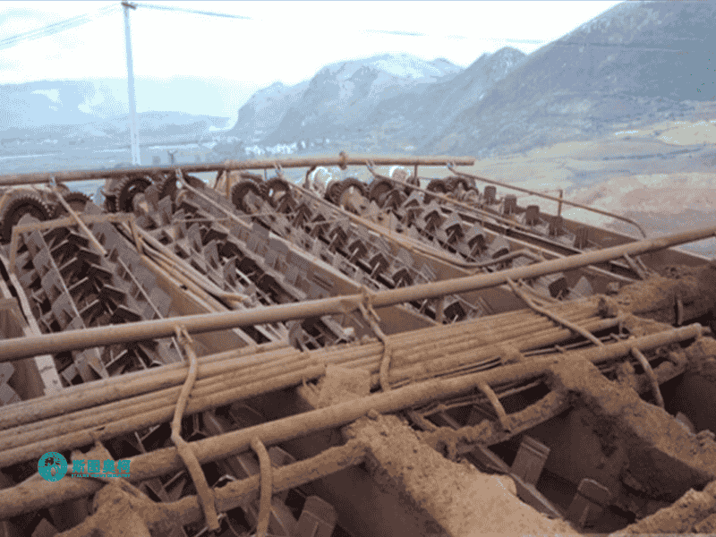 60TPH-100TPH Coarse Material Washer Sand Washing Equipment 40mm Input Size
